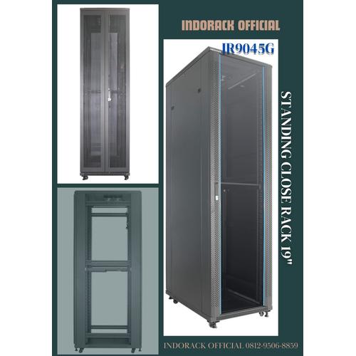 Jual IR9045G INDORACK Rak Server Standing Close Rack- 45U depth 900mm ...