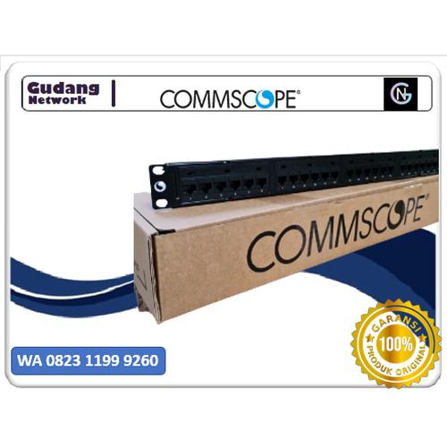 Jual Patch panel 24 port cat.6 barrel AMP COMMSCOPE - Jakarta Pusat ...
