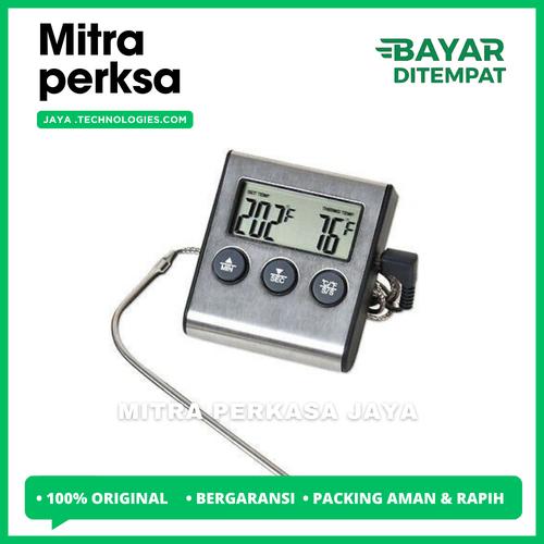 Jual Termometer Makanan Air Timer Stainless Steel Food Thermometer ...