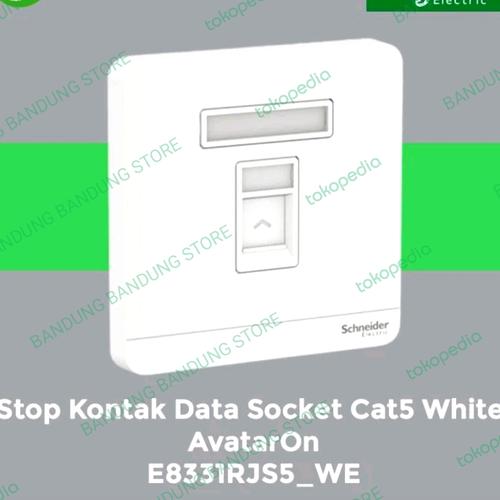 Jual SCHNEIDER E8331RJS5_WE OUTLET DATA RJ45 CAT5 AVATARON AVATAR ...
