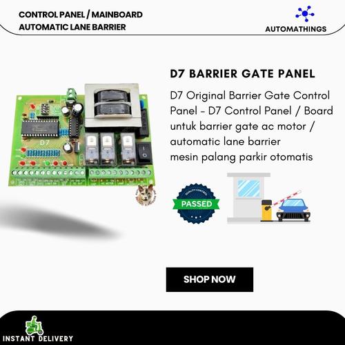 Jual Mainboard Panel Barrier Gate Automatic Lane Barrier D7 AC motor ...