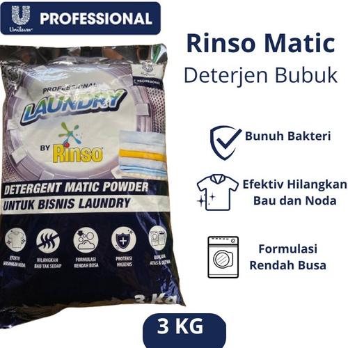 Promo Rinso Bubuk Matic + Molto Professional Anti Noda Deterjen Bubuk ...