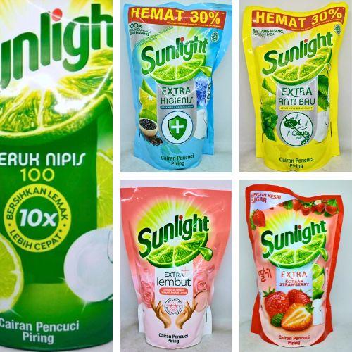 Jual Sunlight Sabun Cuci Piring Refill - 650 ml, rhamno moist - Kota ...