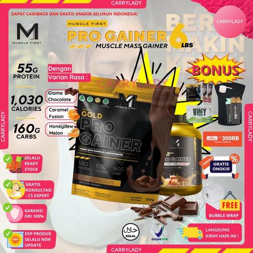 Jual READY M1 MUSCLE FIRST PRO GOLD GAINER 6 LBS 2.7 KG WEIGHT GAINER ...