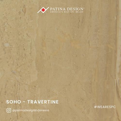 Jual Lantai SPC Motif Kayu Warna Travertine | Soho Series - Jakarta ...