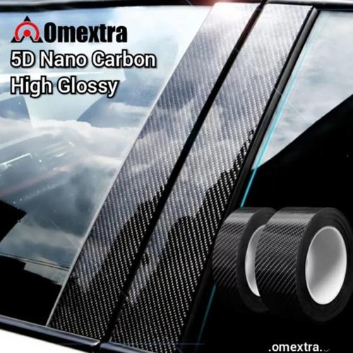 Jual Nano Carbon 5D Sticker Omextra 5D Carbon Stiker Door Pilar Pintu ...
