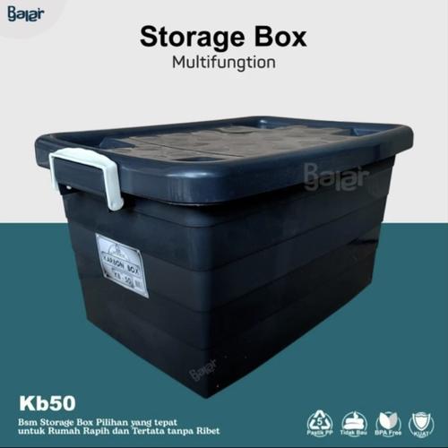 Jual Container Box Kotak penyimpanan 20/40/50Hitam akako Besar Tebal ...