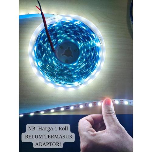 Jual Lampu LED Strip 5050 Super 12V IP33 5 meter 60 LED cahaya Cool ...