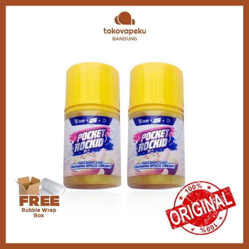 Promo POCKET ROCKID BANANA SPACE CREAM POCKET BANANA 60ML ORIGINAL by TIGAC - 6MG - Kota Bandung ...