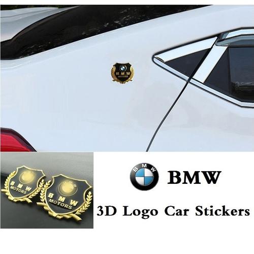 Jual Stiker Logo BMW 3D VIP MOTORS Wheat Car Logo Car Emblem Badge ...