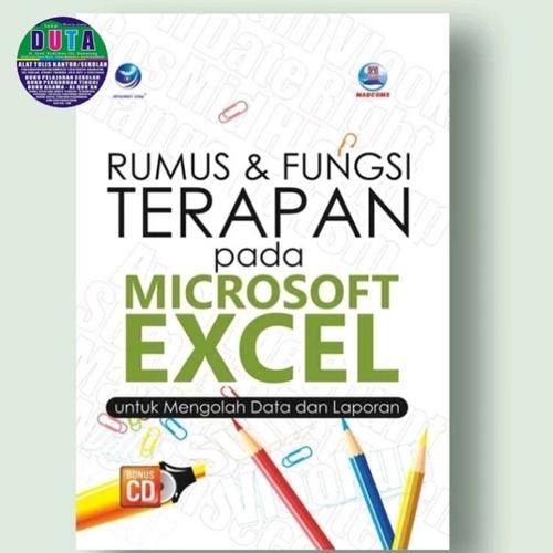 Jual Buku Rumus Fungsi Terapan Excel / Panduan Excel / Microsof Excel ...