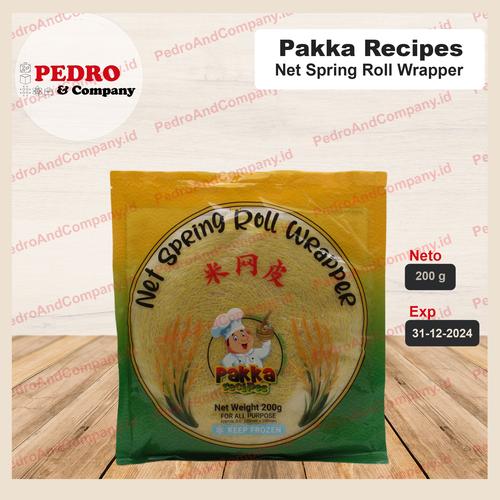 Jual Net Spring Roll Wrapper KUNING 200 gram pakka recipes dimsum ...