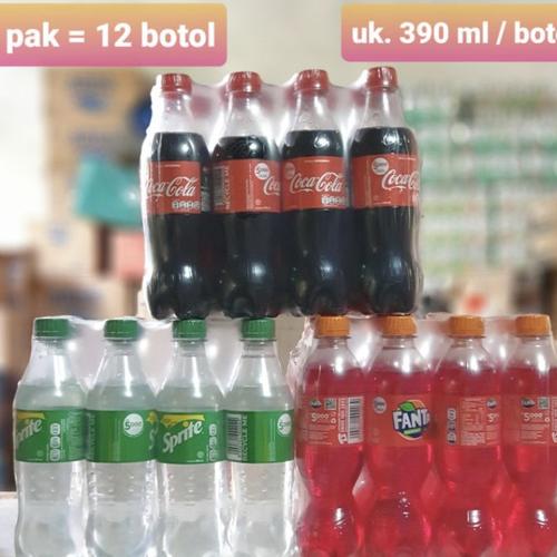 Jual Coca Cola / Fanta / Sprite Botol per pak isi 12 botol @ 390 ml ...