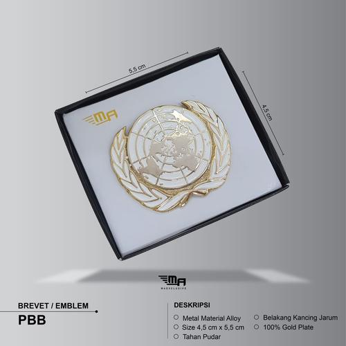 Jual EMBLEM PBB UN BREVET BRIVET PBB PIN - Kota Cimahi - marketmiliter ...