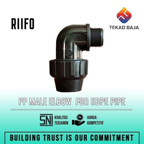 Jual Elbow Drat Luar HDPE 1/2" 20mm HQ Compression Keni Knee Sambungan Pipa - Kota Surabaya ...