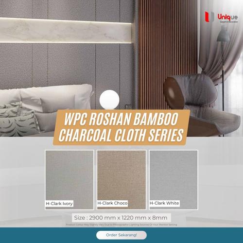 Jual WallBoard Roshan 8mm / Papan Panel Dinding Charcoal & Bamboo Motif ...