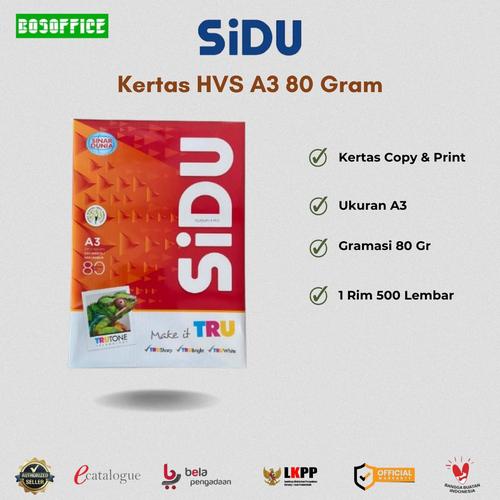 Jual Kertas HVS A3 80 Gram Kertas Multifungsi Copy & Print 500 Lembar / Rim - Jakarta Barat ...