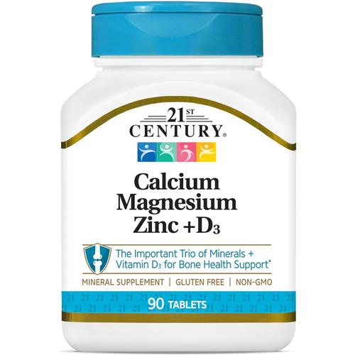 Jual 21st Century Cal Mag Zinc +D Tablets - 90 Tablets - 90 capsules ...
