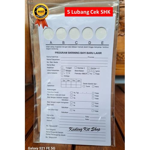 Jual Kertas SHK 5 lubang full dalam Plastik Klip (50 Test) - Jakarta ...