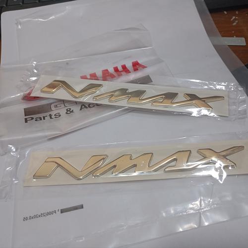 Jual EMBLEM NMAX 3D, WARNA GOLD, ORIGINAL LOSE PACK, TERBATAS!! JUAL ...