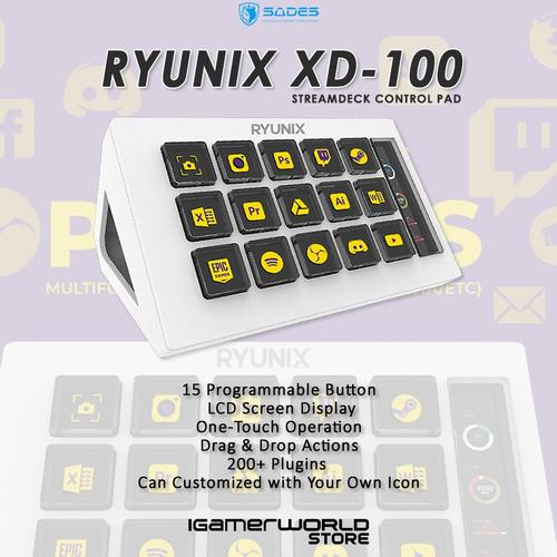 Jual Sades Ryunix XD-100 / XD100 Stream Deck Control Pad - Kota Bekasi ...