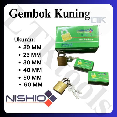 Jual Gembok Kuning Merek Nishio [20 MM - 50 MM] - 20 MM - Kota Semarang ...