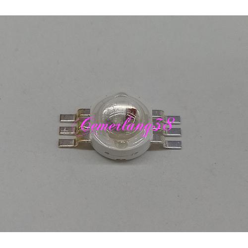 Jual High Power LED HPL 3W RGB 6 PIN RED GREEN BLUE MERAH HIJAU BIRU 6 ...