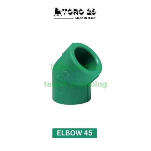 Jual Keni kene PPR Toro 45 drajat /Elbow ppr toro - 4" inch - Jakarta Pusat - teknik plambing ...
