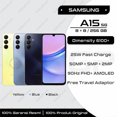 Jual Samsung A15 5G 8/256 GB - Garansi Resmi (Free Travel Adaptor ...