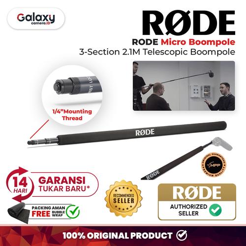 Promo Rode Micro Boompole 3-Section Telescopic Microphone Boom Pole ...