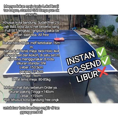 Jual MEJA PING PONG TENIS MEJA 12mm / 16mm / 18mm MDF TEBAL STANDAR SNI ...
