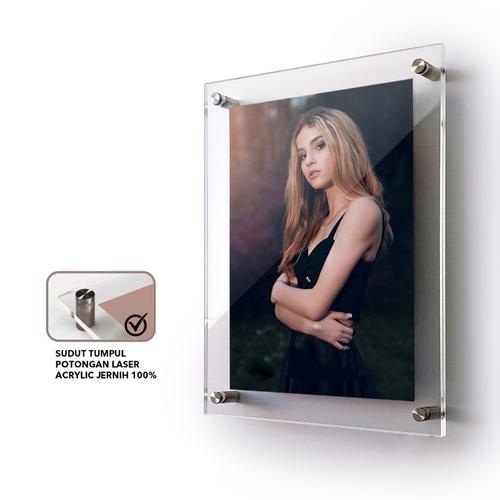 Promo Akrilik Dinding Tempel Ukuran A1 Wall Frame Display Acrylic ...