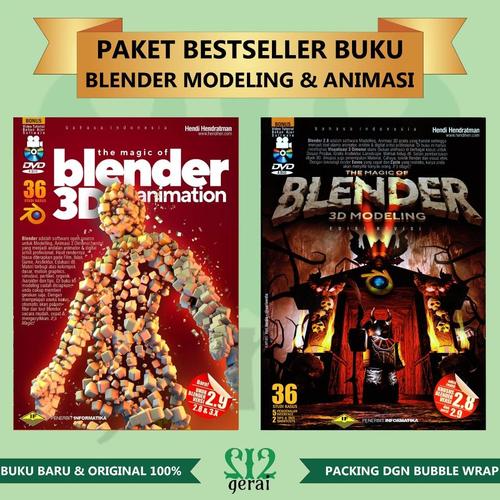 Jual Paket Buku Blender 3D Modelling Dan Animation - Kab. Bogor ...