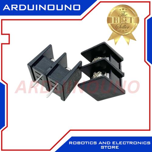 Jual Terminal Block Hitam 2P PCB 2 P KF45 2 Pin KF 45 baut Berkualitas ...