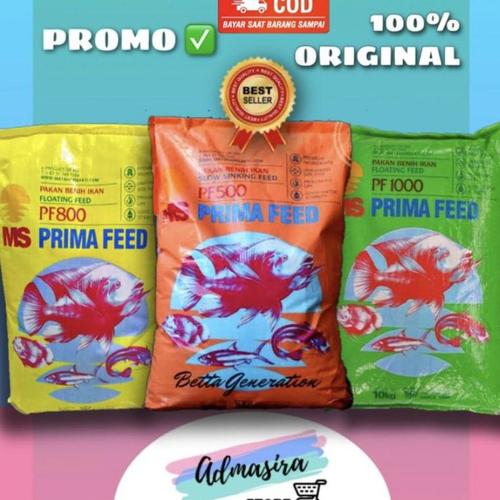 Jual PF500 PF 800 PF1000 10kg Pelet ikan PRIMA FEED cupang benih molly ...