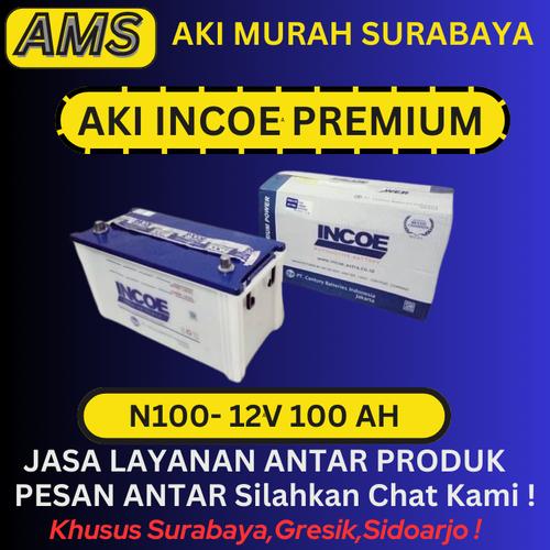 Jual Aki Accu TAFT GT INCOE PREMIUM N100 95E41R 100AH genset Komatsu ...