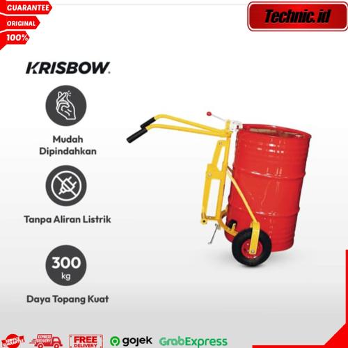 Jual Krisbow Hand Pallet Drum Material Berkualitas Tinggi 300 Kg - Kota ...