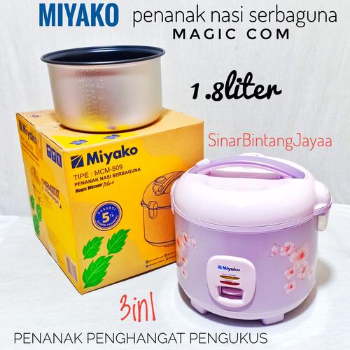 Jual MIYAKO MAGIC COM 1,8Liter MCM-509/RICE COOKER MIYAKO 1,8L MCM-509 ...