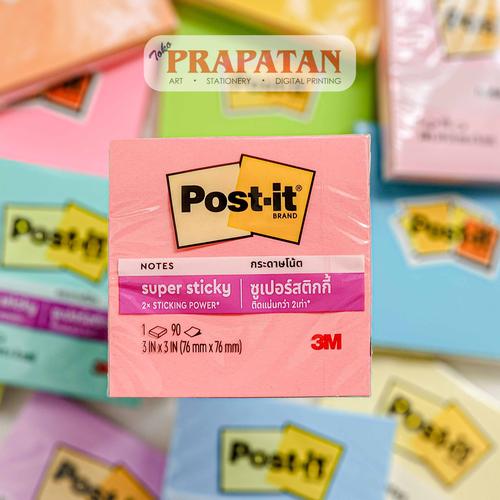 Jual Post it 3M 654 Sticky Note 76x76mm | Notes Memo Tempel - 1MP-CW ...
