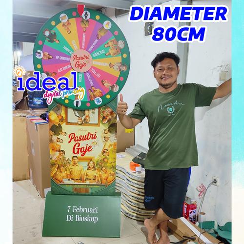 Jual RODA UNDIAN STANDING 80cm /WHEEL OF FORTUNE /SPIN TO WIN BERDIRI ...