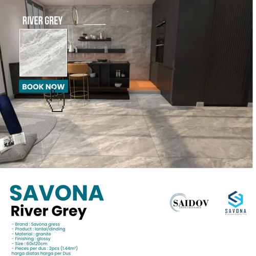 Jual Savona Granite Lantai 60x120 River Grey ( Bisa Nego ) - Jakarta ...