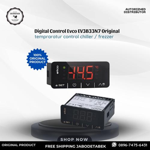 Jual Digital Control Evco EV3B33N7 Original - UC 2 door - Kota Bekasi ...