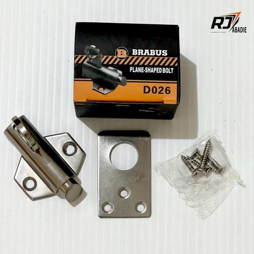 Jual Spring Knip Knife Grendel Kodok Kunci Jendela Bulat Stainless ...