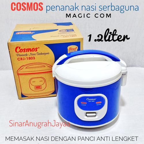 Jual COSMOS Magic Com Mini 1,2 Liter crj-1803 Rice Cooker Mini Cosmos 1 ...