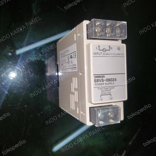Jual POWER SUPPLY S8VS-06024 INPUT 240V OUTPUT 24VDC OMRON - Jakarta Pusat - INDO KARYA PANEL ...