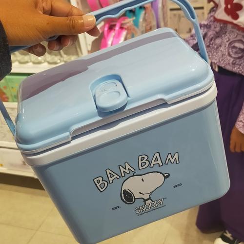 Jual MINISO SNOOPY BLUE ICE CUBE BOX 2300ML - Kota Bandung ...