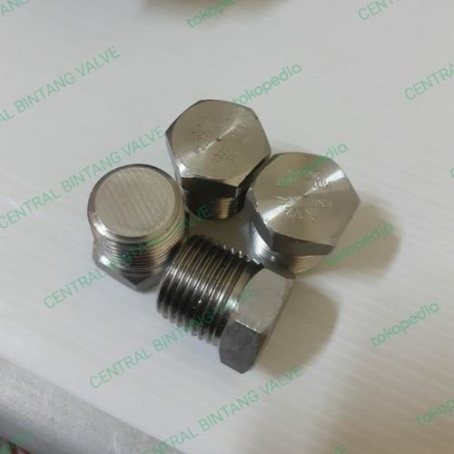 Jual plug ss316 class 3000 npt 2"inch / Hex plug#3000 - Jakarta Barat ...