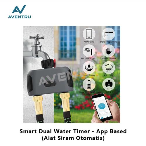 Jual Smart Dual Water Timer System Auto Alat Penyiram Air Taman ...