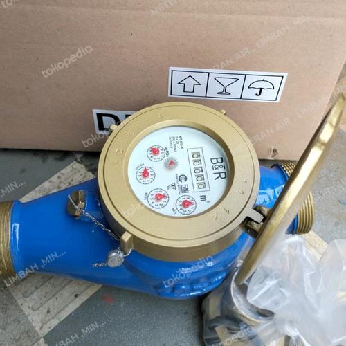 Jual Water Meter B&R / BR 1,5 inch SNI DN 40 mm - Jakarta Pusat ...