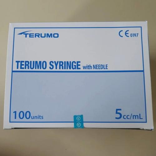 Jual Spuit 5 cc Terumo / Syringe 5cc Terumo / Suntikan 5ml isi 100 pcs ...